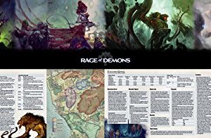 Gale Force Nine Dungeons & Dragons - Rage of Demons(Out of the Abyss) DM Screen, Multicolor (73704BFM)