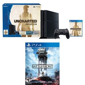 500gb playstation 4 console - uncharted: the nathan drake collection bundle with star wars battlefront