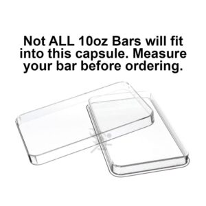 10oz Silver Bar Direct Fit Air-Tite Capsule Holders, Qty: 1 by OnFireGuy