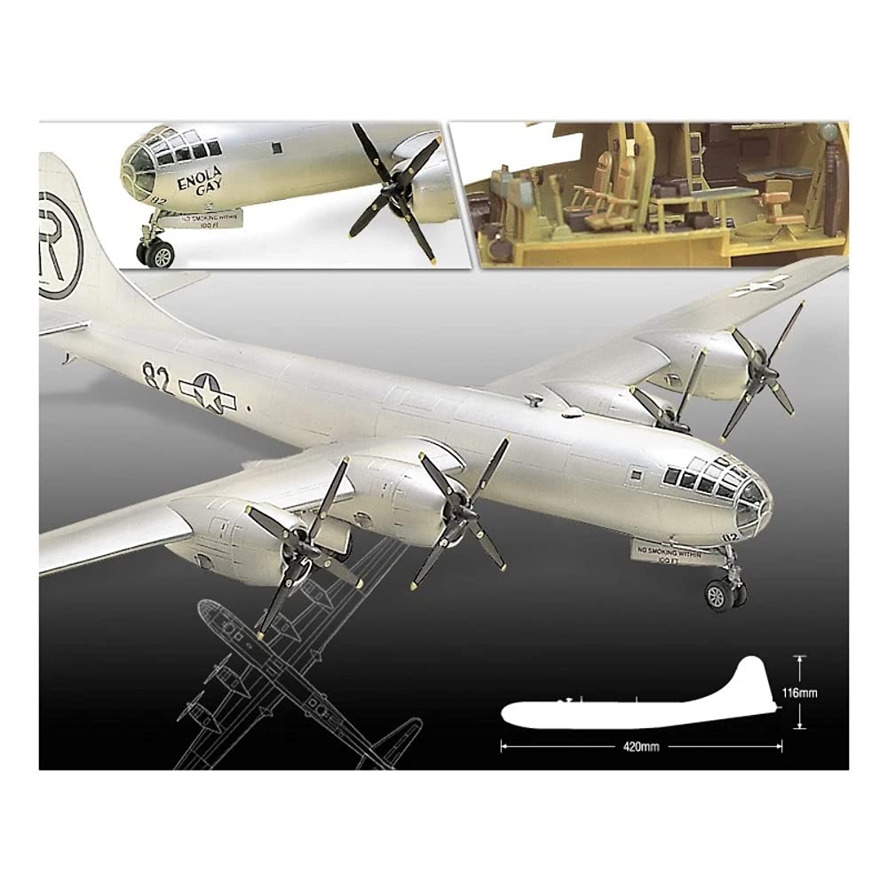 Academy Hobby Model Kits Scale Model : Airplane & Jet Kits (1/72 B-29A Enola Gay & Bockscar)