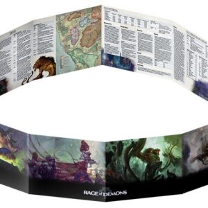 Gale Force Nine Dungeons & Dragons - Rage of Demons(Out of the Abyss) DM Screen, Multicolor (73704BFM)