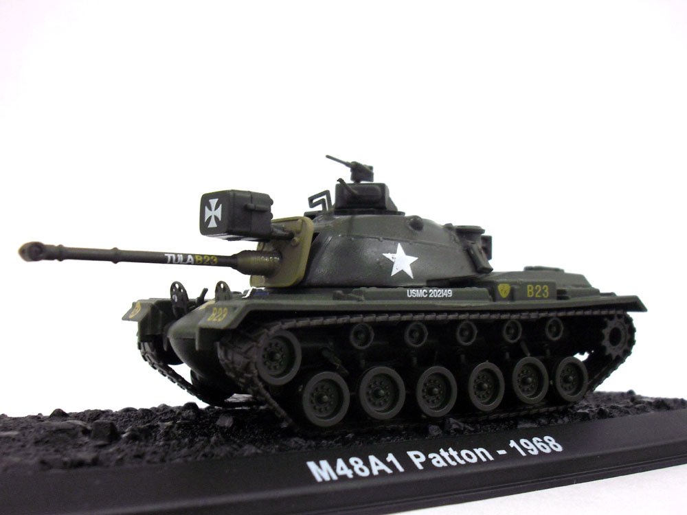 M48 Patton Tank 1/72 Scale Die-cast Model