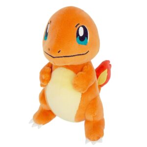 sanei pokemon all star series pp18 charmander stuffed plush, 6.5"