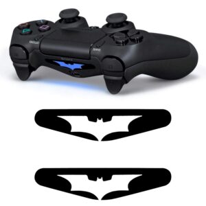 gng 2x led white batman light bar decal sticker for playstation 4 ps4 controller dualshock 4