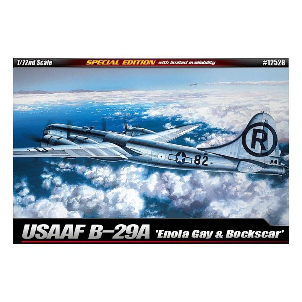 Academy Hobby Model Kits Scale Model : Airplane & Jet Kits (1/72 B-29A Enola Gay & Bockscar)