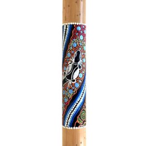 Rainstick Bamboo Rain Stick Musical Percussion Shaker Instrument Hand Painted - Size 16", JIVE BRAND - NOT MADE IN CHINA