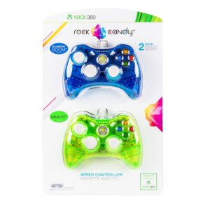 rock candy wired controller for xbox 360 - 2 pack