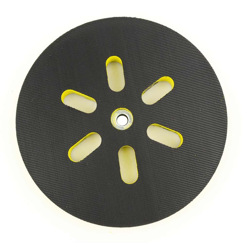 Superior Pads and Abrasives RSP47 Sander Pad - Medium (Hook and Loop, 6 Vacuum Holes, 6 Inch) Replaces Bosch 2610917411