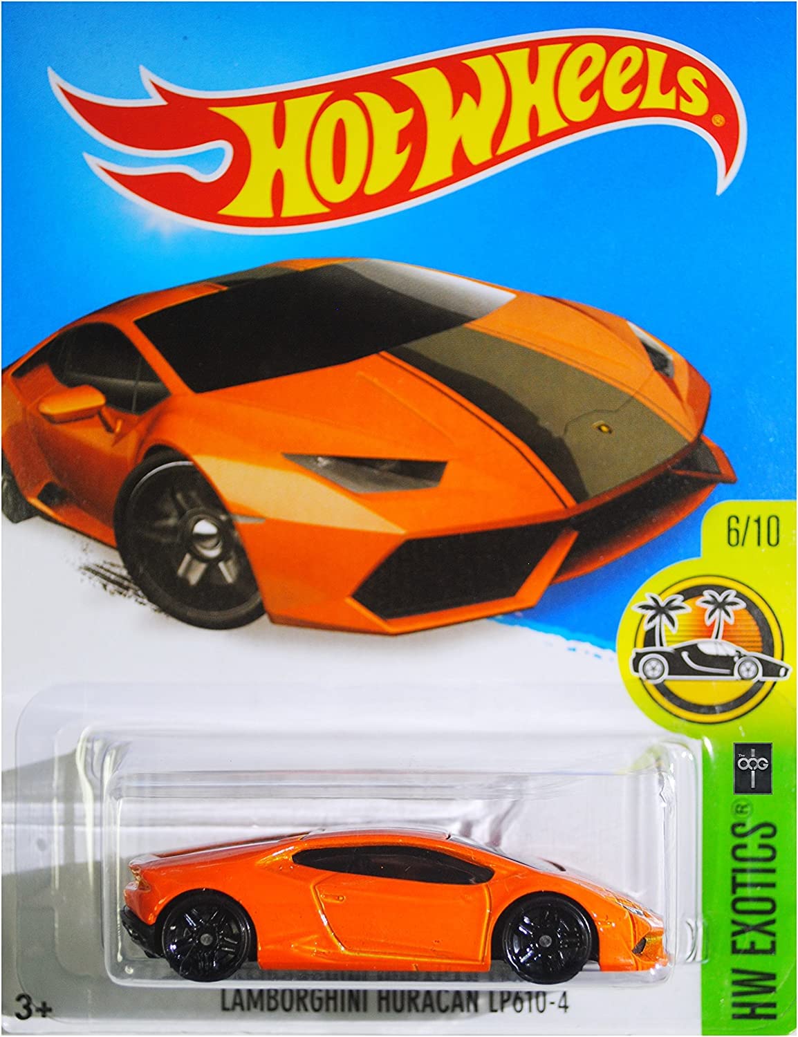 Hot Wheels 2016 HW Exotics Lamborghini Huracan LP610-4 76/250, Orange