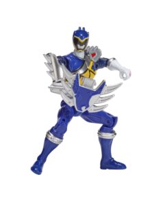 power rangers dino super charge - 5" dino steel blue ranger action figure