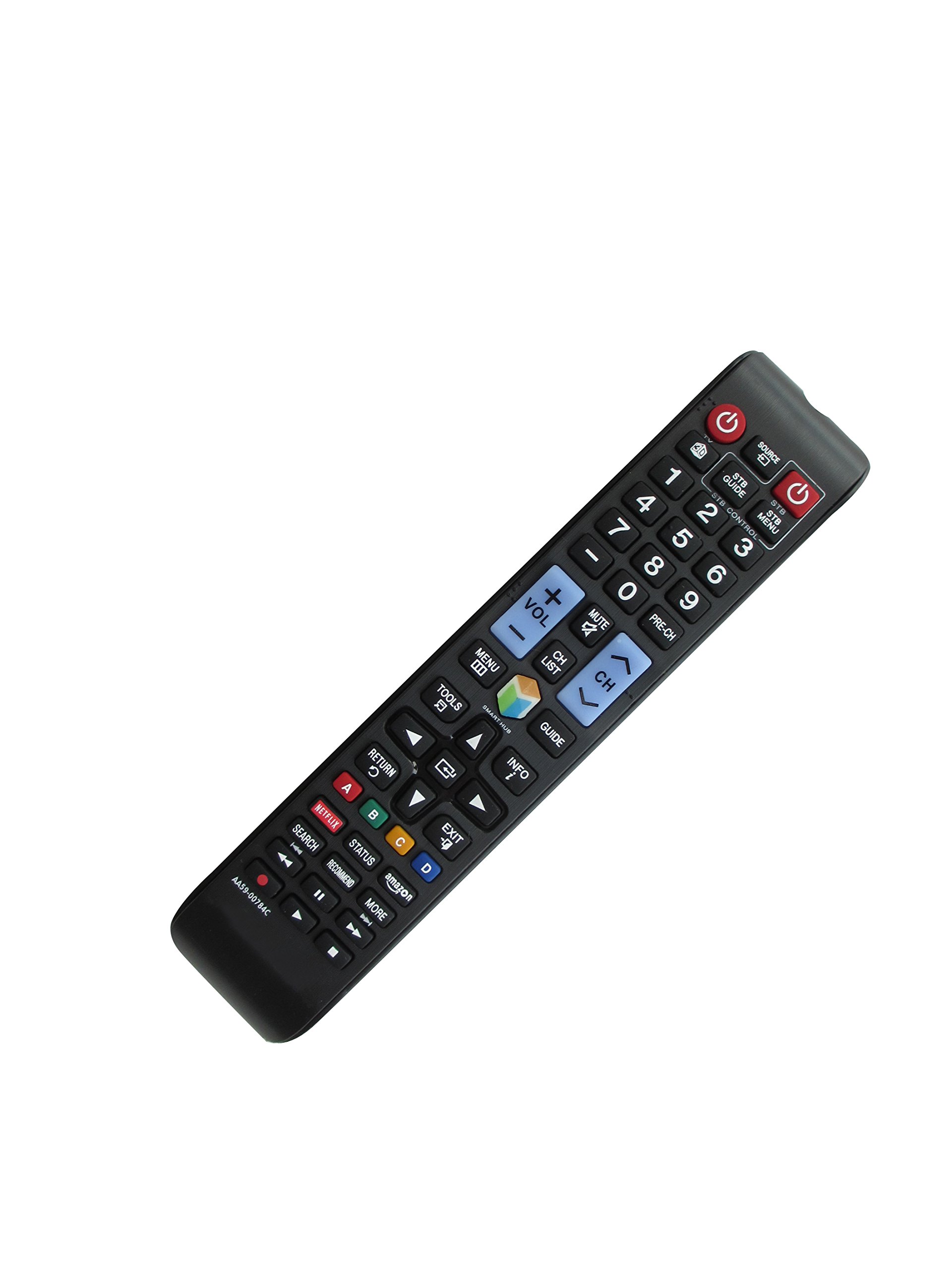 General Remote Control for Samsung UN55H6300AF UN65H6300AF UN60H6300AF UN32H5201AF UN50J520 UN55F900AFXZA UN65F900AFXZA UN48JU650DF UN50JU650DF UN60JU7100F UN65JU7100F 3D Smart 4K UHD LED HDTV TV