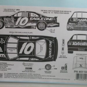 Slixx Decals---"Eagle One"---'98 - '01 Pontiac