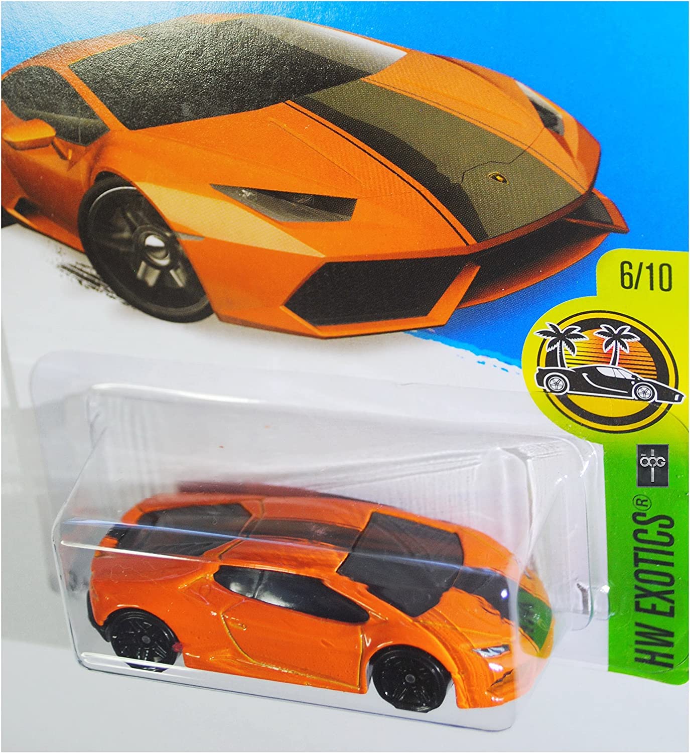 Hot Wheels 2016 HW Exotics Lamborghini Huracan LP610-4 76/250, Orange