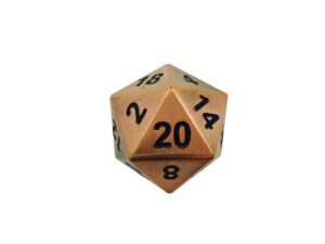 norse foundry 45mm full metal d20 gnomish copper - the boulder rpg d&d polyhedral dice …