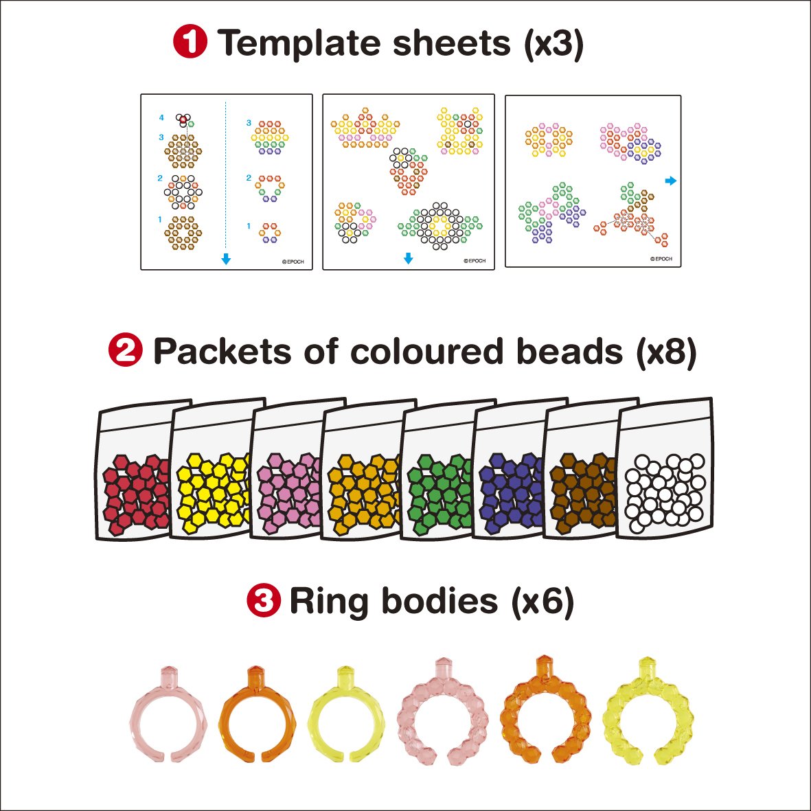 Aquabeads Theme Pack, Craft Sets, Aquabeads Dazzling Ring Set