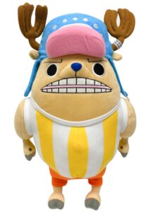 ge animation ge-52712 one piece 15" tony tony chopper kung fu point stuffed plush