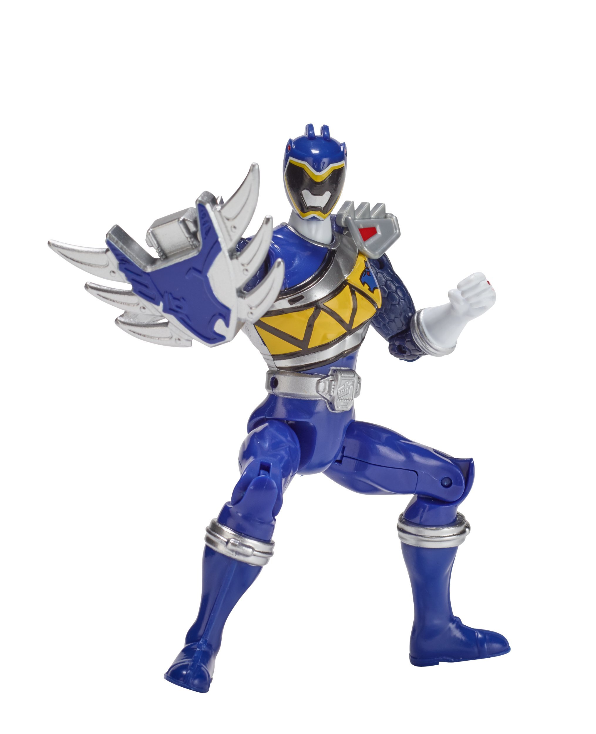 Power Rangers Dino Super Charge - 5" Dino Steel Blue Ranger Action Figure