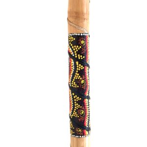 Rainstick Bamboo Rain Stick Musical Percussion Shaker Instrument Hand Painted - Size 16", JIVE BRAND - NOT MADE IN CHINA