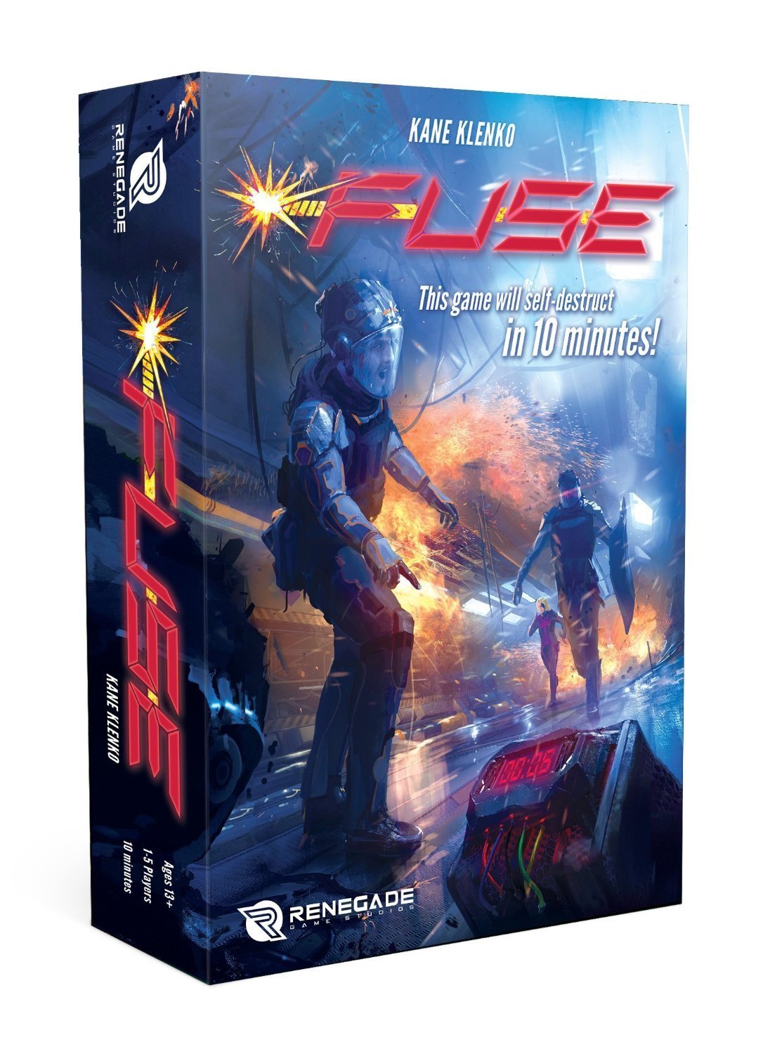 Renegade Game Studios FUSE Board Game, For Ages 10+, Playing Time 10 Minutes, 1 - 5 Players, Cooperative Dice Game