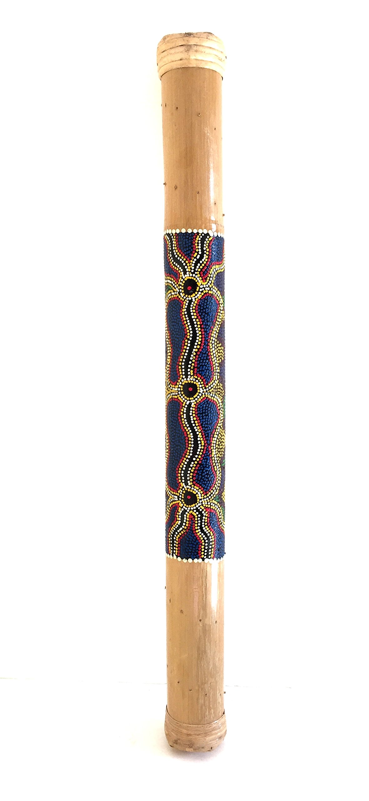 Rainstick Bamboo Rain Stick Musical Percussion Shaker Instrument Hand Painted - Size 16", JIVE BRAND - NOT MADE IN CHINA