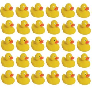 Mini Rubber Ducky Baby Bath Toy 50-Pack