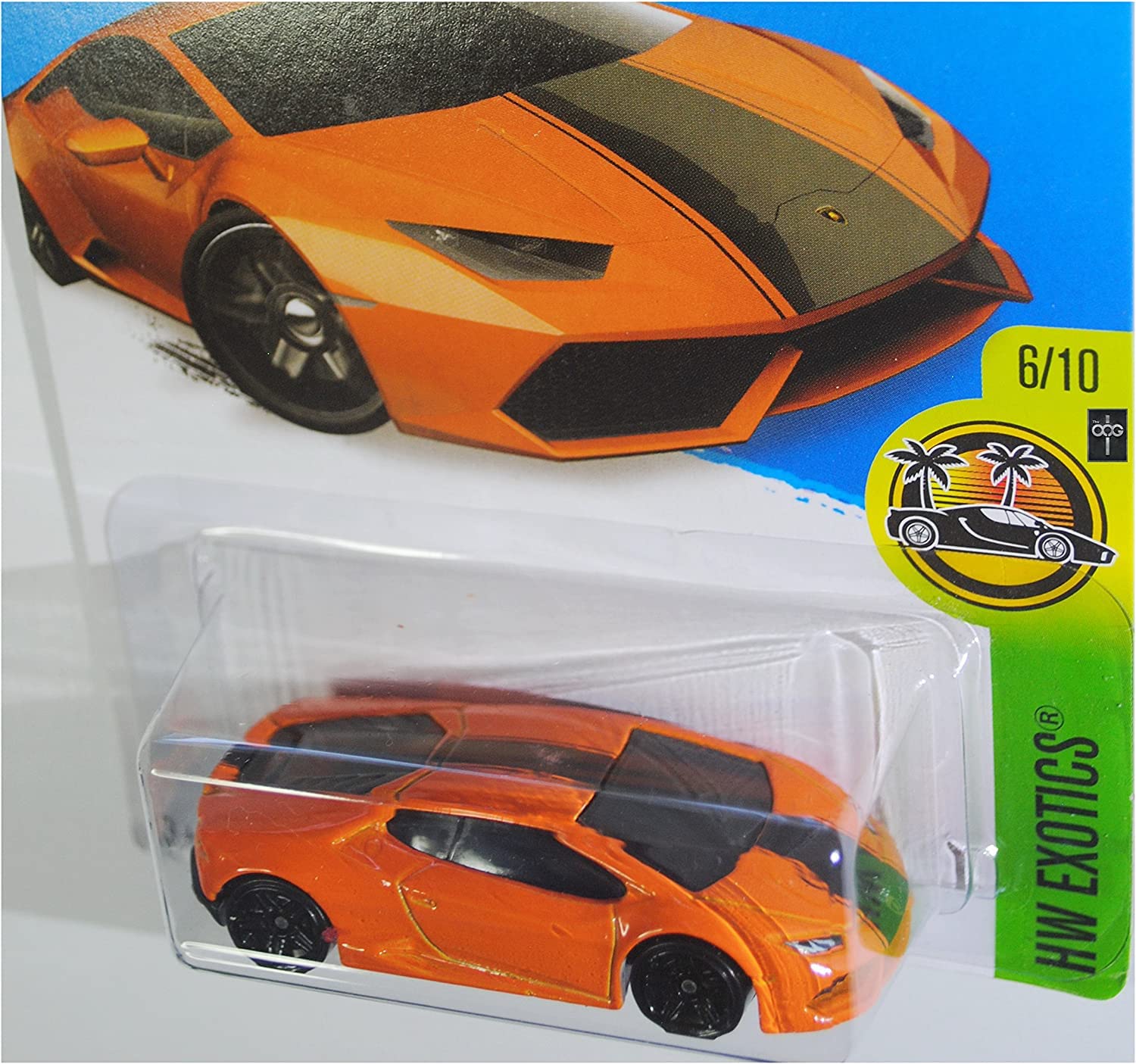 Hot Wheels 2016 HW Exotics Lamborghini Huracan LP610-4 76/250, Orange