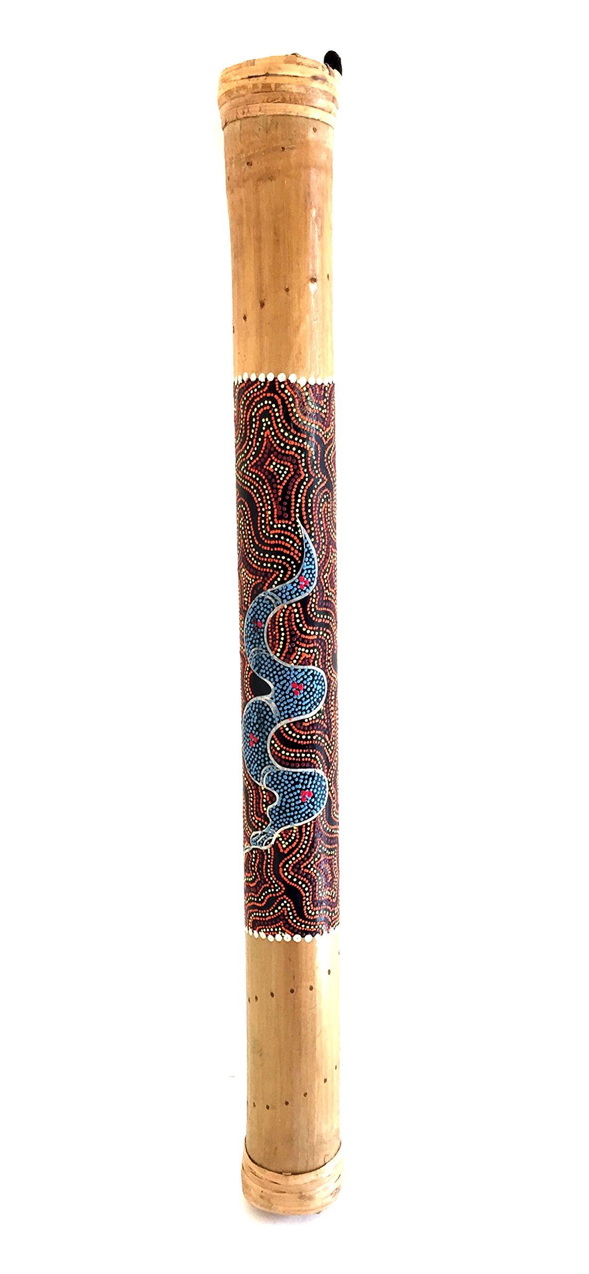 Rainstick Bamboo Rain Stick Musical Percussion Shaker Instrument Hand Painted - Size 16", JIVE BRAND - NOT MADE IN CHINA