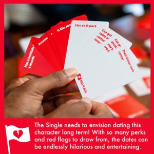 Skybound Entertainment Dark Red Flags : Expansion Deck for Card Game of Terrible Dates| Adult Party Game, 75 New Cards, 3-10 Players, Ages 17+