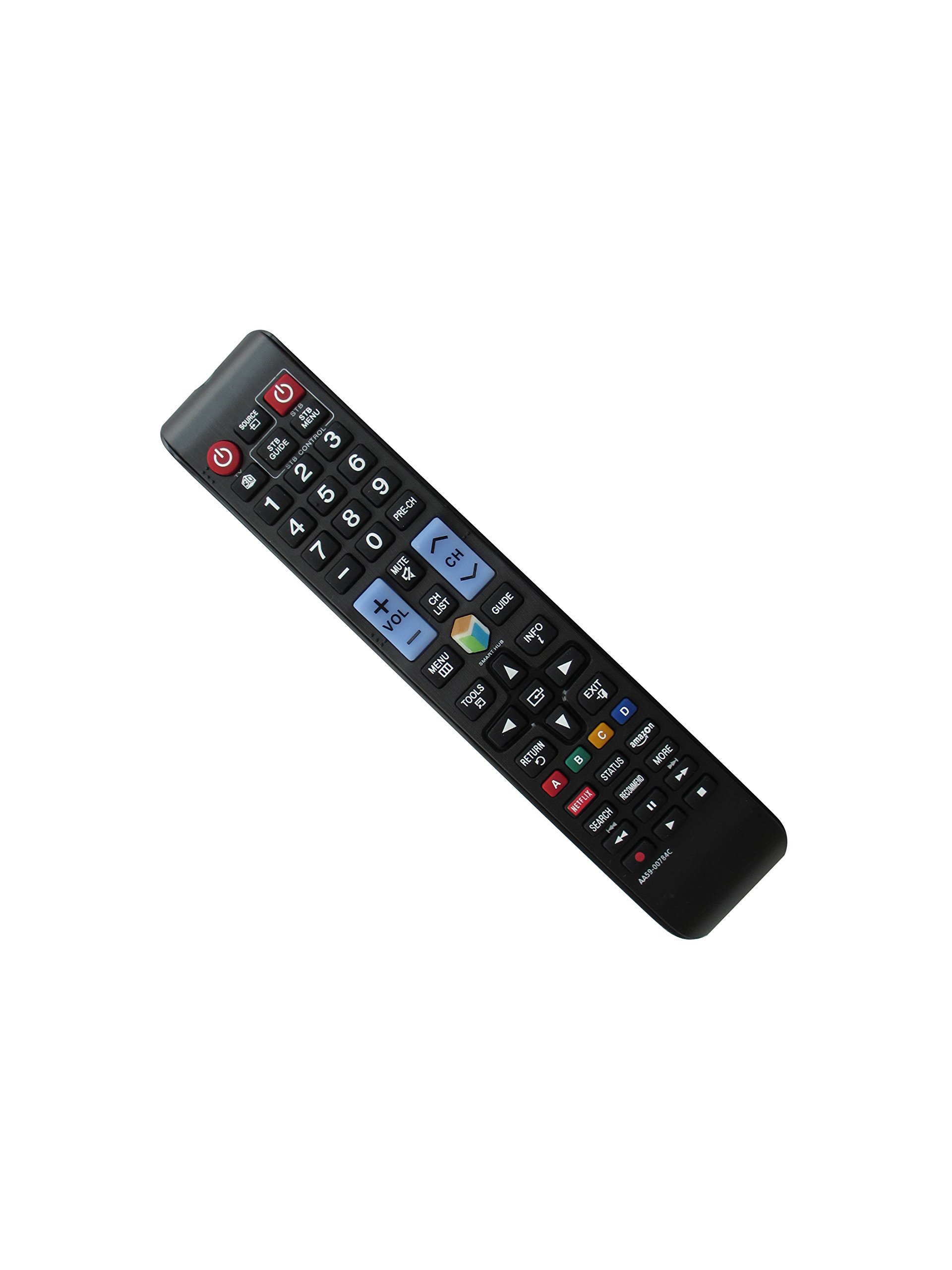 HCDZ Replacement Remote Control for Samsung UN40J5200 UN43J5200 UN48J5200 UN32J5205AF UN40J5200AF UN43J5200AF Smart 3D LED HDTV TV