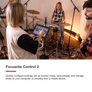 Focusrite Scarlett 18i20 3rd Gen USB Audio Interface for Recording, Producing and Engineering — High-Fidelity, Studio Quality Recording, with Transparent Playback