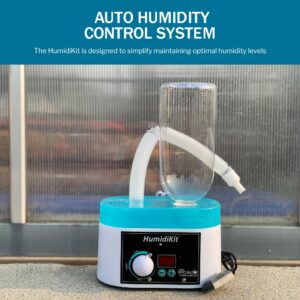 Incubator Warehouse HumidiKit™ with Digital Hygrostat - Auto Humidifier with 1L Water Bottle - Humidity Controller for All Types of Eggs - Automatic Humidity System Compatible with Most Incubators