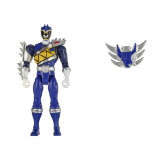 Power Rangers Dino Super Charge - 5" Dino Steel Blue Ranger Action Figure