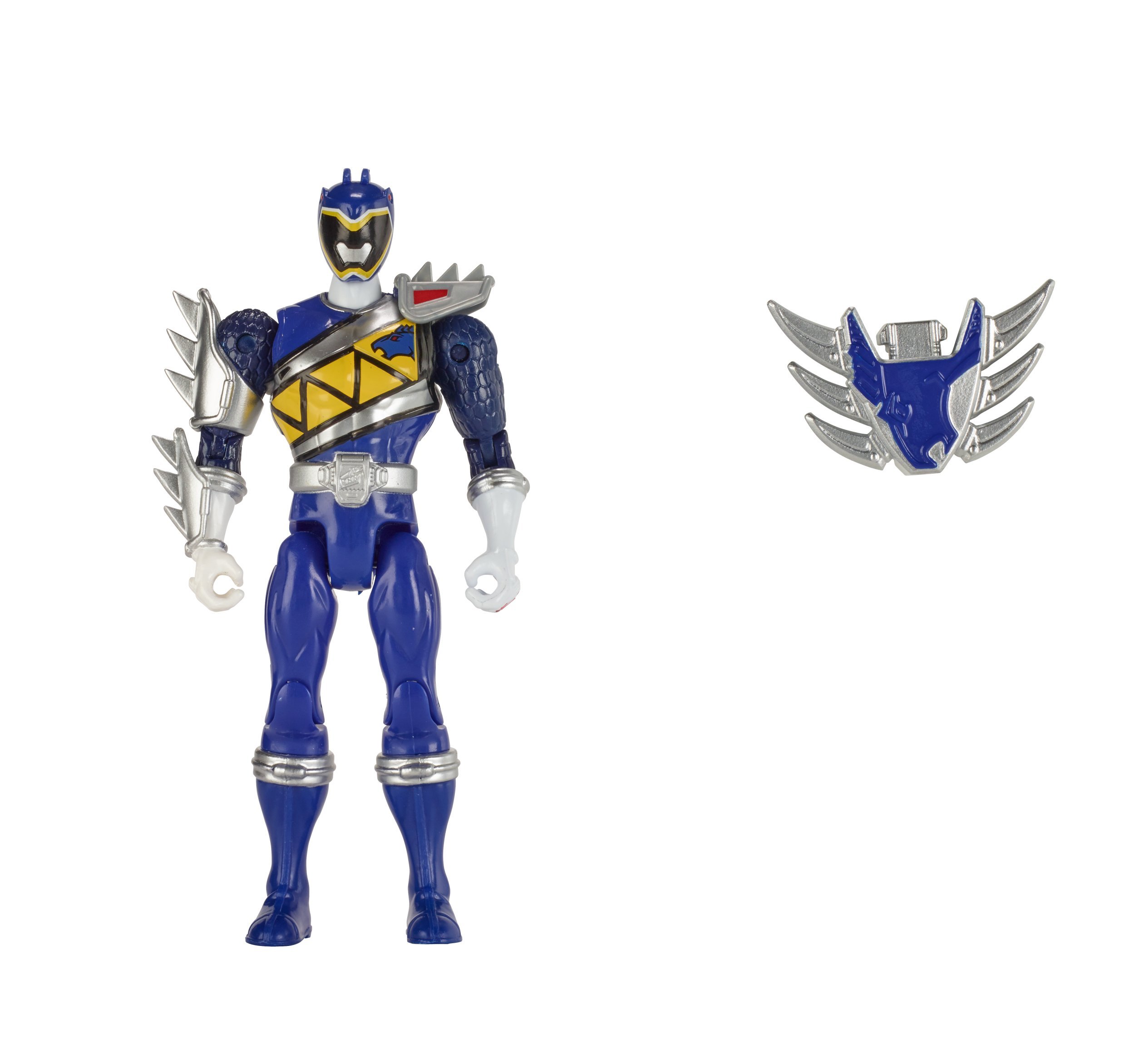 Power Rangers Dino Super Charge - 5" Dino Steel Blue Ranger Action Figure