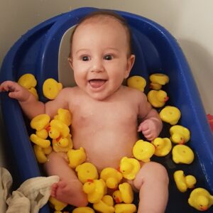 Mini Rubber Ducky Baby Bath Toy 50-Pack