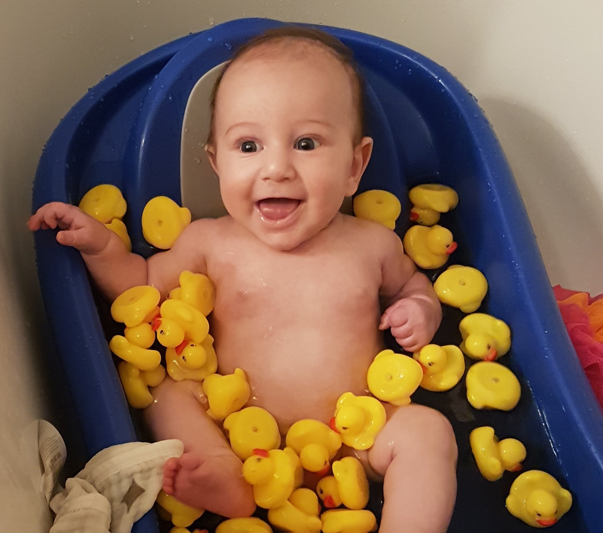 Mini Rubber Ducky Baby Bath Toy 50-Pack