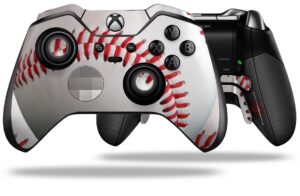 baseball - wraptorskinz decal style vinyl skin wrap compatible with xbox one elite wireless controller (controller not included)