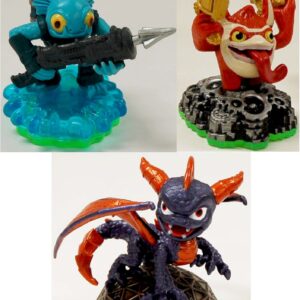 Skylanders Spyro's Adventure Triple Character Pack (Spyro, Trigger Happy, Gill Grunt) - New In Bulk Packaging