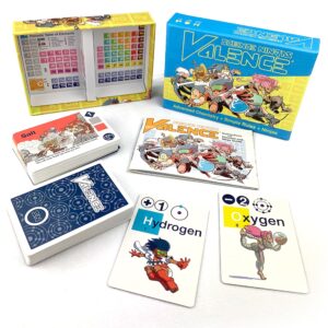 science ninjas : valence card game- advanced chemistry + simple rules + ninjas! teach kids how molecules form and chemicals interact!