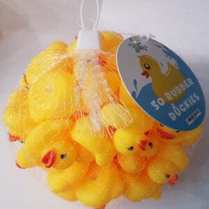 Mini Rubber Ducky Baby Bath Toy 50-Pack