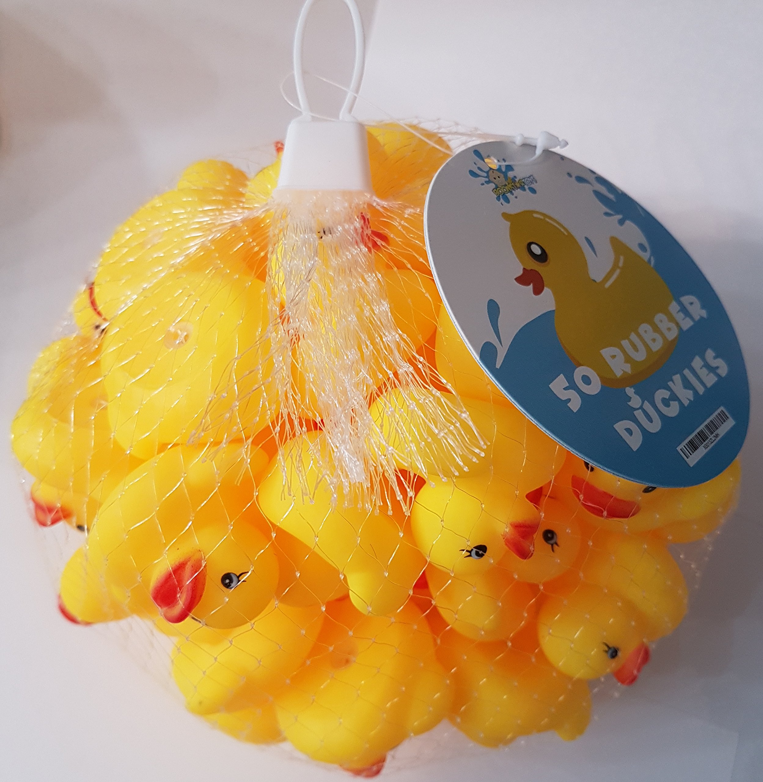 Mini Rubber Ducky Baby Bath Toy 50-Pack