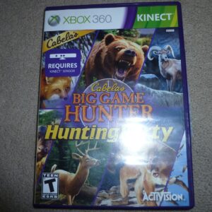 Cabela's Big Game Hunter: Hunting Party XBOX 360 Video Game Kinect GAME ONLY