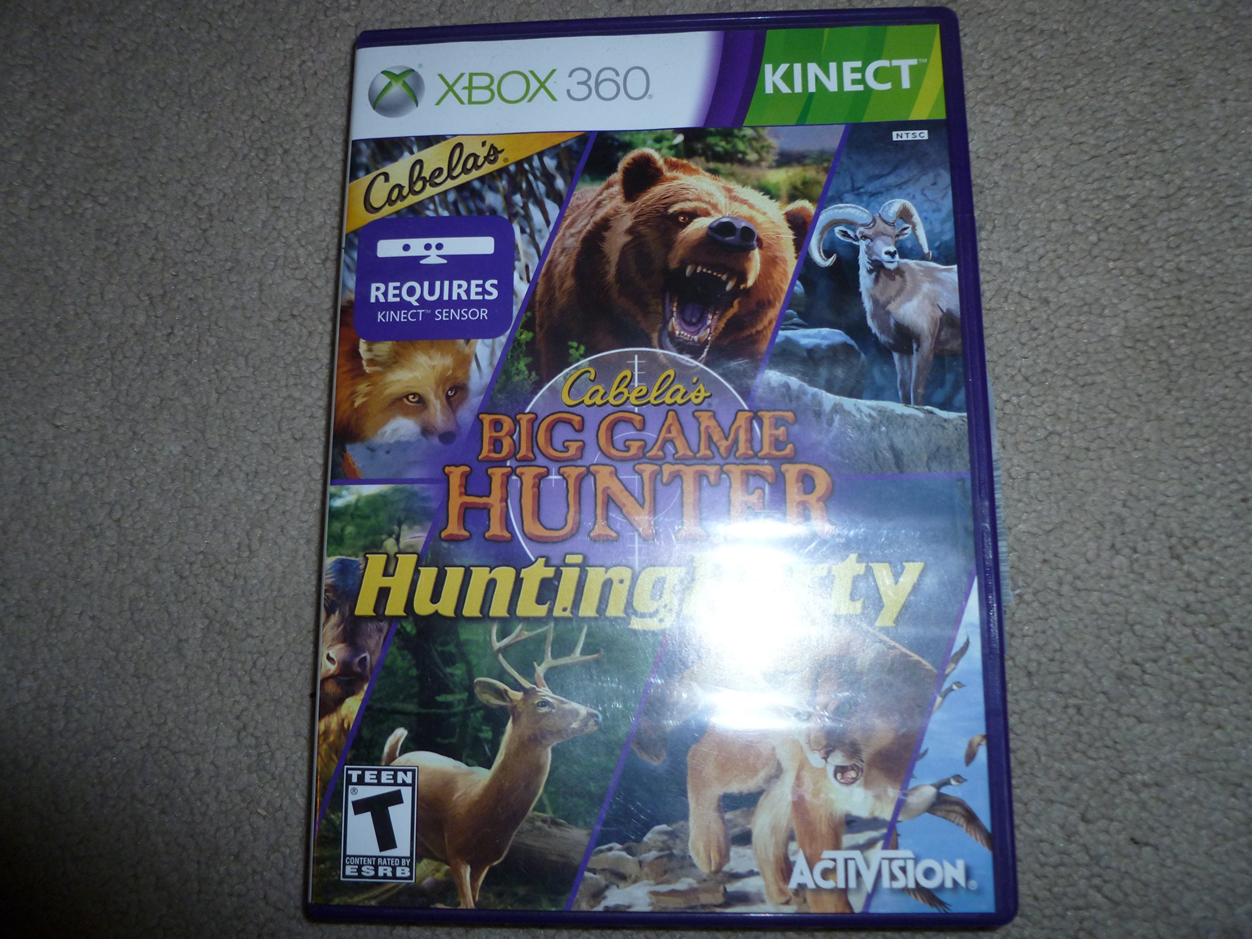 Cabela's Big Game Hunter: Hunting Party XBOX 360 Video Game Kinect GAME ONLY