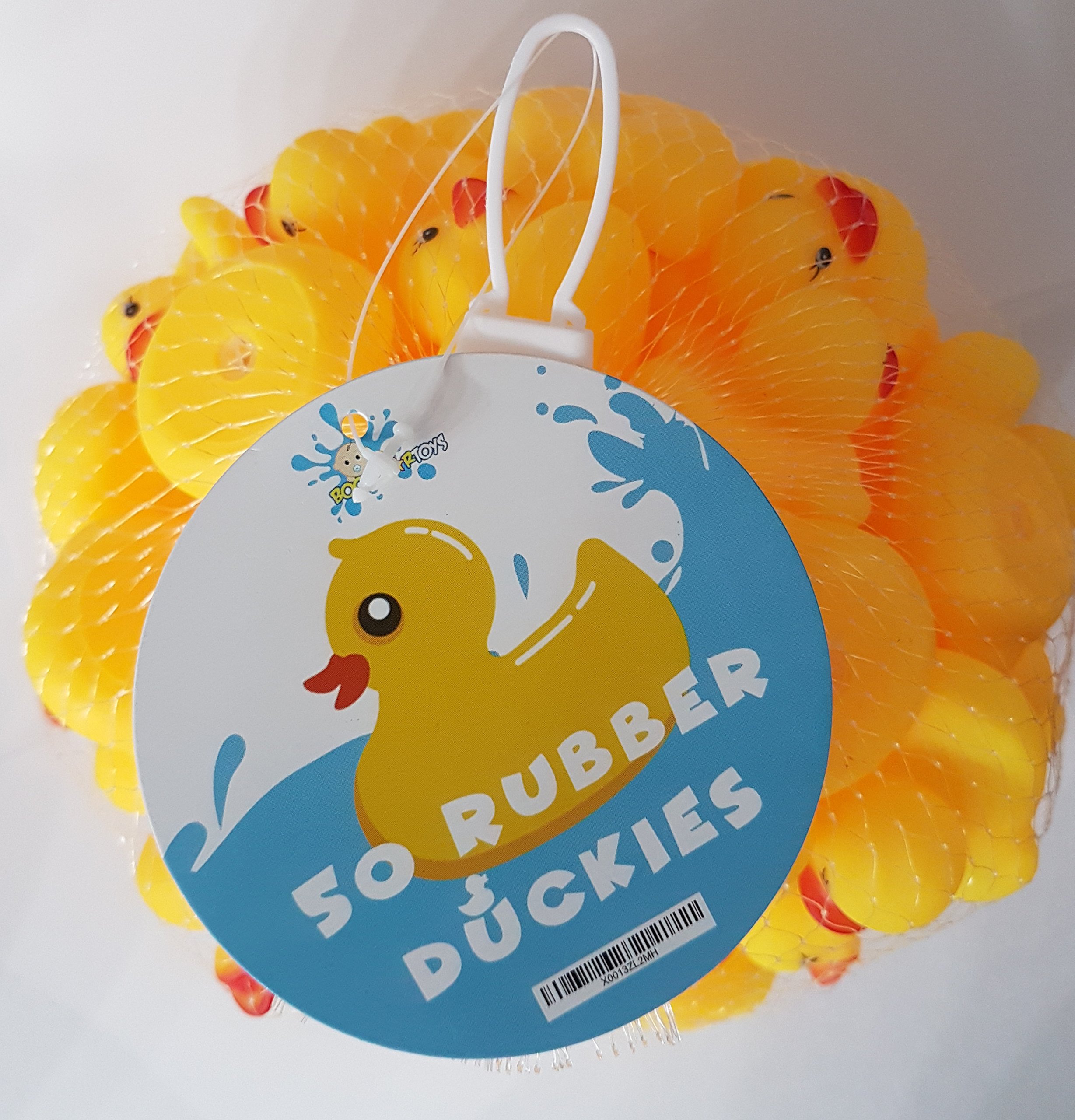 Mini Rubber Ducky Baby Bath Toy 50-Pack