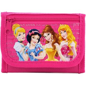 disney princess authentic licensed trifold wallet (hot pink)