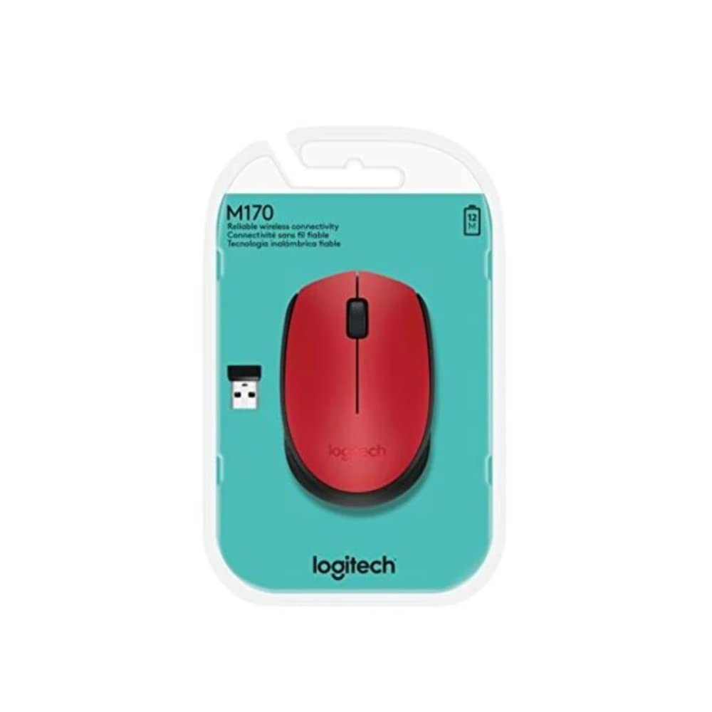 Logitech Wireless Mouse M171 Red-k