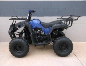 coolster 3125r new spider 125cc kids atv fully auto with reverse army blue