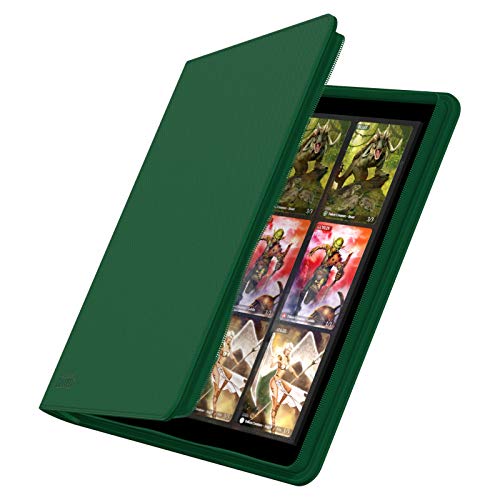 Ultimate Guard Zipfolio 480 – 24 Pocket XenoSkin (Quadrow) Green