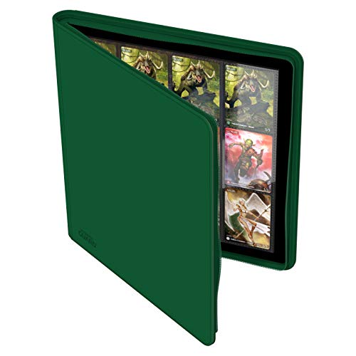 Ultimate Guard Zipfolio 480 – 24 Pocket XenoSkin (Quadrow) Green