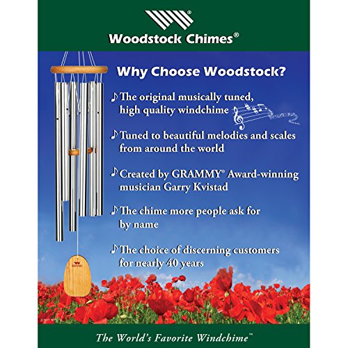 Woodstock Chimes Signature Collection, Woodstock Zenergy Chime, 9.2'' Deep Zen Eastern Energies Chimes for Awareness, Meditation, Relaxation (ZENDEEP)