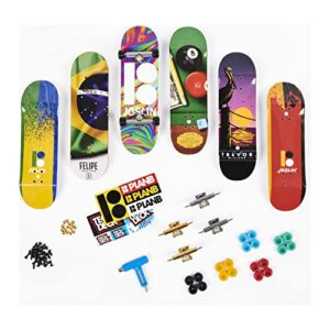 TECH DECK, Sk8shop Fingerboard Bonus Pack, Collectible and Customizable Mini Skateboards (Styles May Vary)